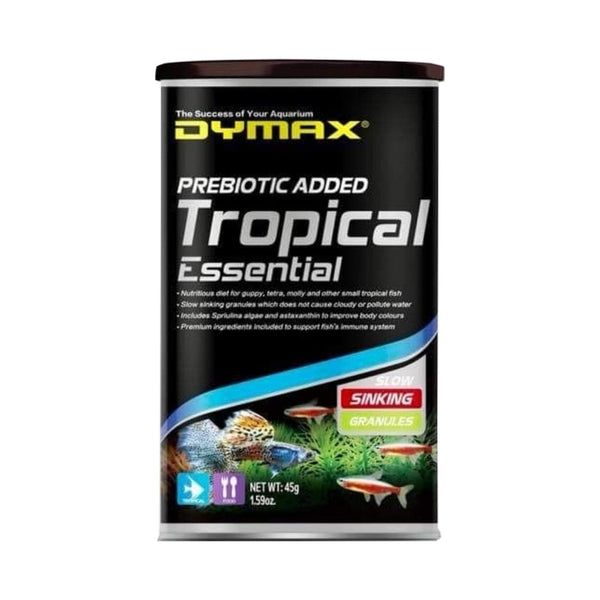 Dymax Tropical Essential 45g Sinking Granules - Aquaristic Online