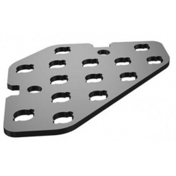 ITC M Rack Corner Frag Plate 14 Holes - Aquaristic Online