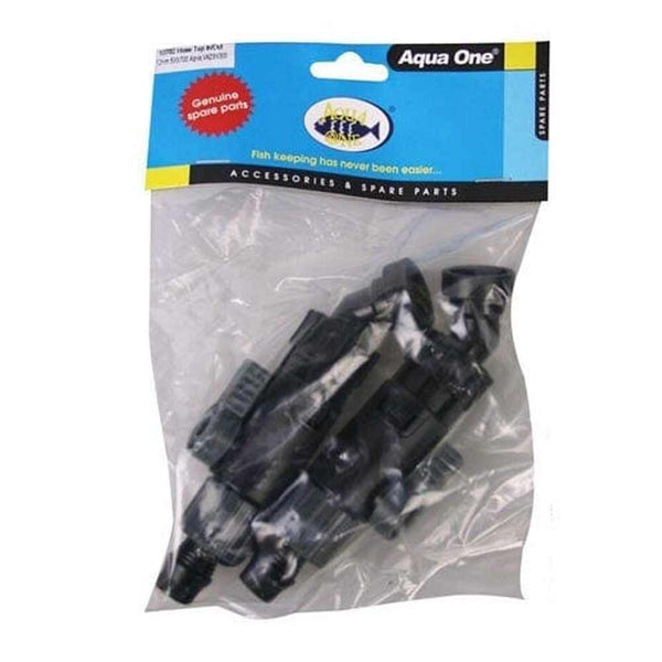 Aqua One Tap Set In Out 12mm Aquis 500 700 - Aquaristic Online