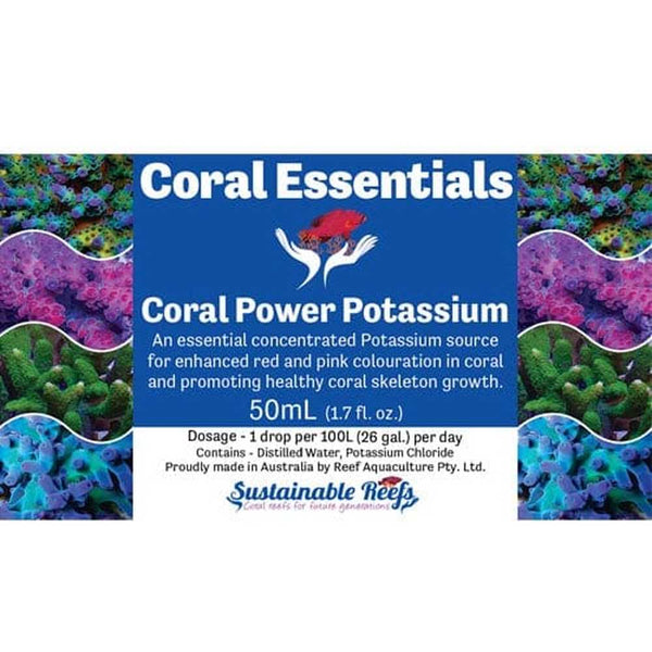 Coral Essentials - Coral Power Potassium 50ml – Aquaristic Online