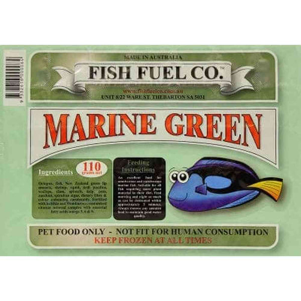 Fish Fuel Marine Green 110g (35 Cubes) | Aquaristic Online